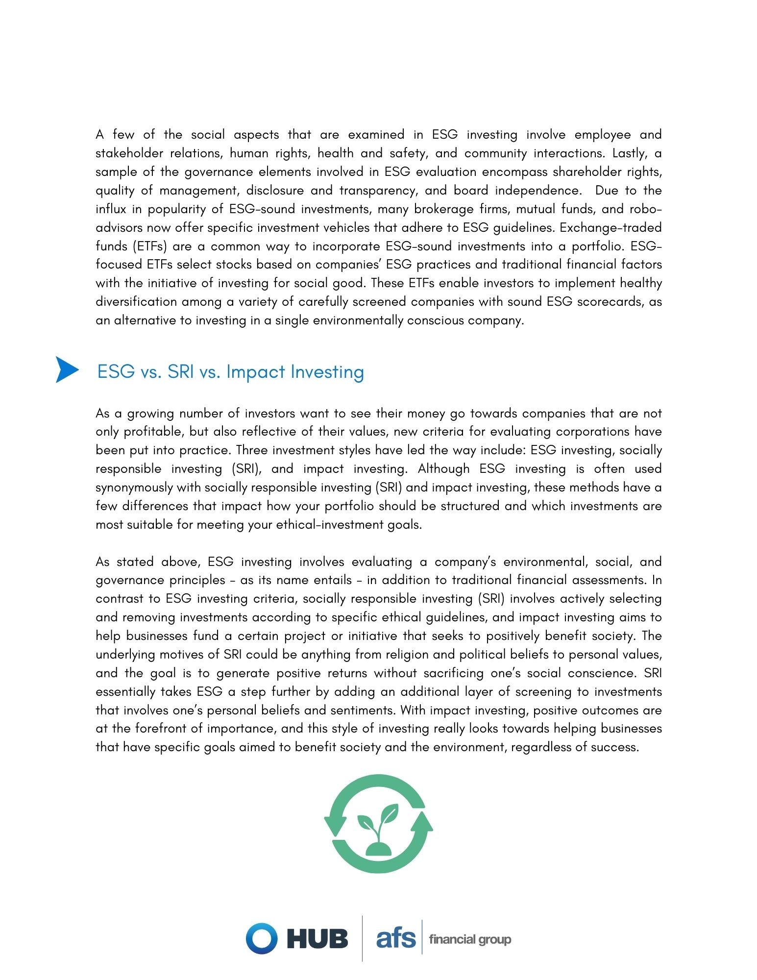 ESG Investing Handout